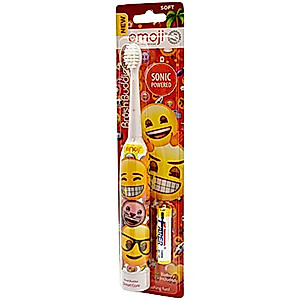 Brush Buddies Emoji Sonic Powered Toothbrush, Multi