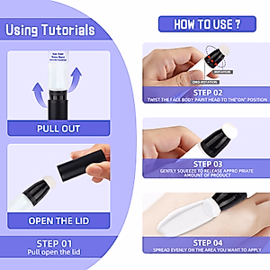 Go Ho Orange Face Paint Stick(0.85oz),Water Based Cream Orange Body Paint Washable,Liquid Concealer,Covers Oil-Free,Halloween Cosplay SFX Foundation Tiger Pumpkin Makeup