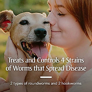 PetArmor Sure Shot Liquid De-Wormer for Dogs and Puppies, Liquid De-Wormer Treats Roundworms & Hookworms in Dogs and Puppies 2 Weeks and Older, For Dogs Under 120 lbs, 2 ounces