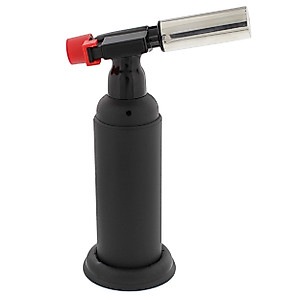Lot45 Butane Kitchen Torch, 1oz - Small Torch Lighters Butane Refillable Canister, Cooking Blow Torch for Big Flame