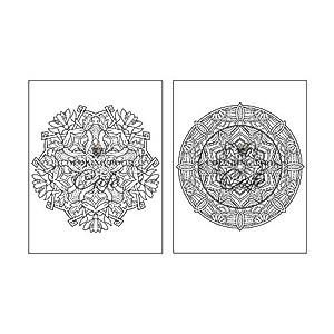 125 Mandalas: An Adult Coloring Book Featuring 125 of the World’s Most Beautiful Mandalas for Stress Relief and Relaxation (Mandala Coloring Books)