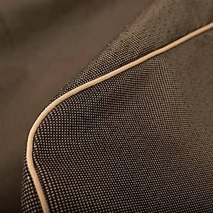 Budge P1W01BTNW3-2PK StormBlock Hillside Patio Chair Cover (2 Pack) Premium Outdoor Waterproof, Medium, Black and Tan Weave