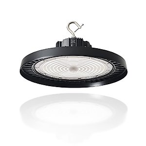 480V UFO LED High Bay Light 180W-200W-240W Power Tunable, 160Lm/w Ultra Bright 5000K 0-10V Dimmable High Bay Led Shop Lights, ETL&DLC Listed Commercial Bay Lighting for Warehouse Factory, AC277-480V