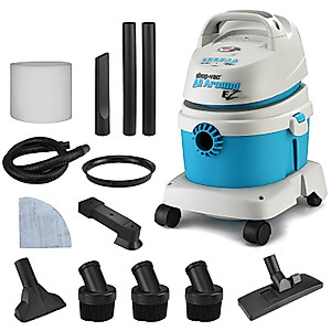 Shop-Vac 1.5 Gallon 2.0 Peak HP Wet/Dry Vacuum + 1-1/4" Round Brush, 2 Pack