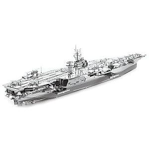 Fascinations Metal Earth ICONX USS Theodore Roosevelt CVN-71 3D Metal Model Kit