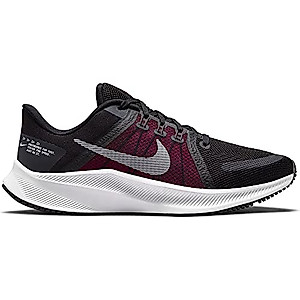 Nike Womens Quest 4 Running Shoes, Black/White-Hyper Pink, 8 M US