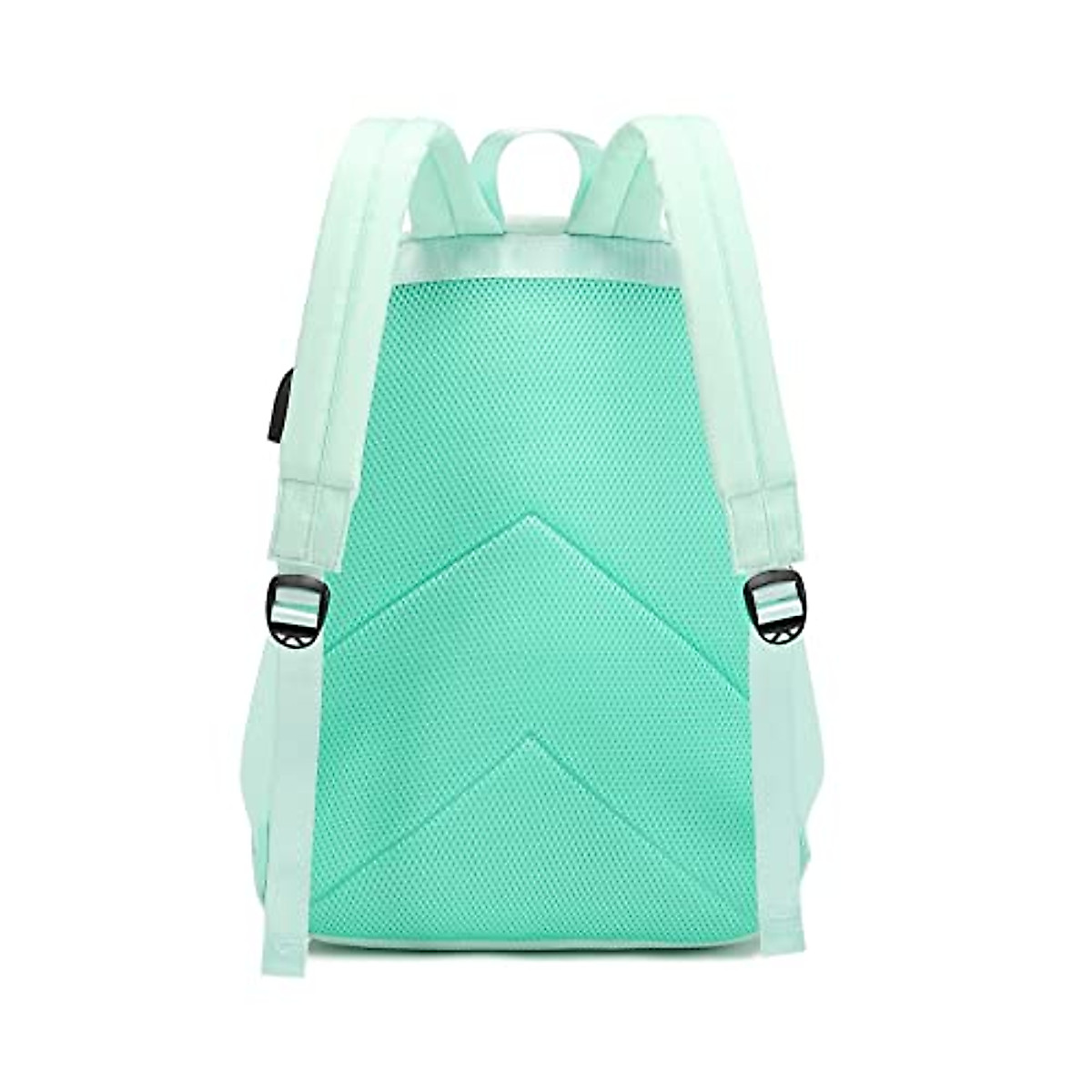 Teecho Backpack for Women Cute College Backpack for Girl Fashion Casual Daypack Mint Green