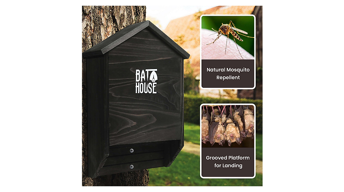 Big Bat House 15" Cedar - Safe Bat Roost & Natural Insect Control