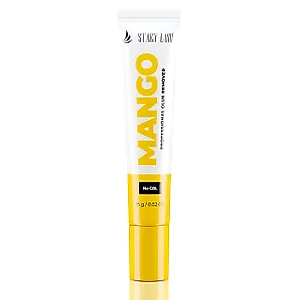 Cream Remover for Eyelash Extension Glue - Mango - Stacy Lash (0.52oz / 15g) / GBL Free/Fast Lash Adhesive Dissolution time - 60 sec/Mild Formula/Not Liquid/Professional Supplies