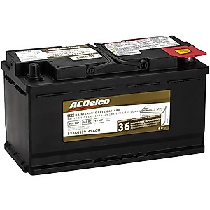 ACDelco Gold 49AGM 36 Month Warranty AGM BCI Group 49 Battery