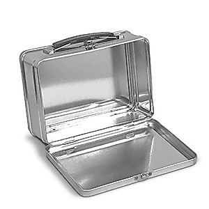 Small Plain Metal Lunch Box