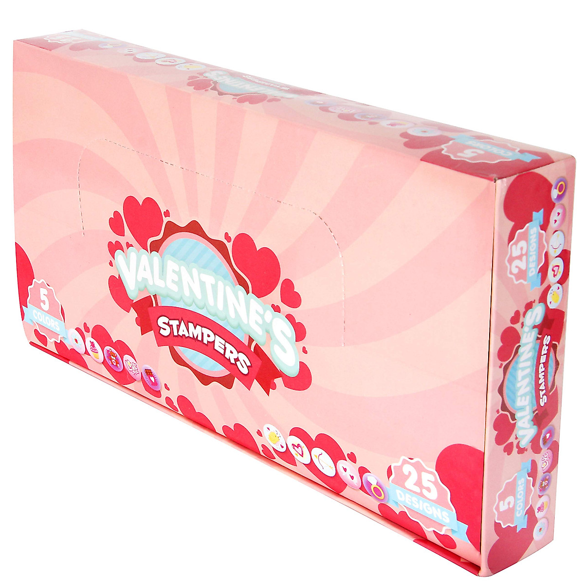 JOYIN 50 Pcs Valentines Day Arts & Crafts Stamper for Kids, Stamps for Valentine’s Day Classroom Exchanging Gifts, Novelty Party Favor, Classroom Holiday Reward Prizes