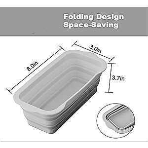 Damorr Replacement for Blackstone Grease Cup Liners & Blackstone Drip Pan Liners, for Blackstone Grease Catcher & Black Stone Grease Trays |Blackstone Griddle Accessories - Gray