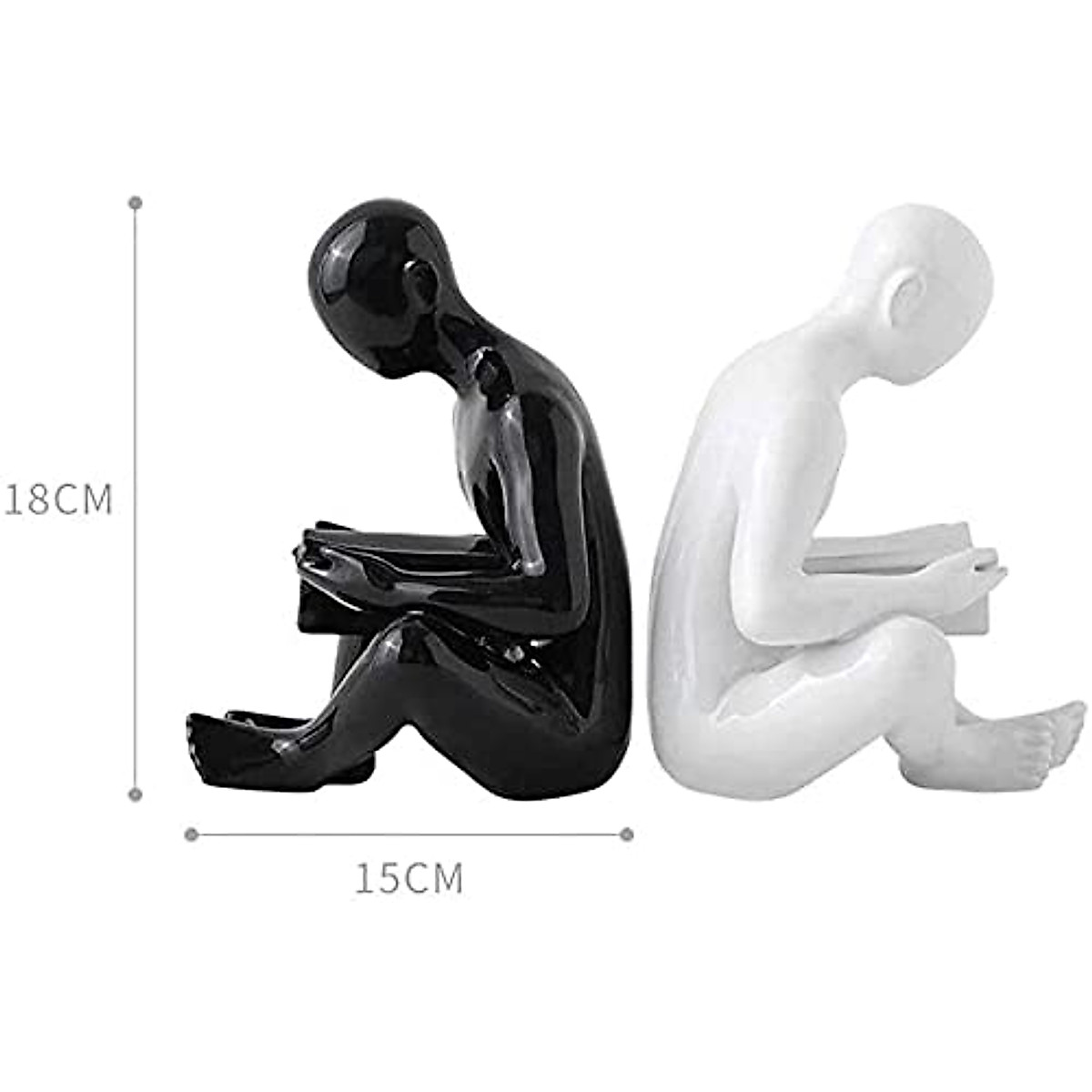 Bookend Supports HeavyDuty ， Decorative Bookends Desktop Bookends Pattern Design Decorative Metal Bookends Support Shelves Best Gifts Home Decoration