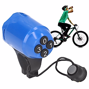 Wobythan Electronic Bike Siren Bell, Bike Alarm Horns Adjustable Waterproof Loud Bicycle Handlebar Alarm Speaker Security Surveillance Ring Bell