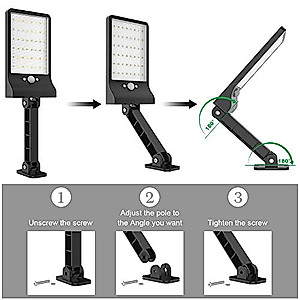 highydroLED Solar Lights Outdoor with Remote and Color Temperature Adjustment 2700K to 6000K, 48LED Solar Motion Sensor Light with 3 Modes,Waterproof IP65 Night Light for Garden Garage [Pack of 2]