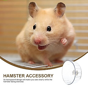 Household Rat Wheel Silent Hedgehog Wheel Household Chinchilla Wheel Transparent Rat Wheel Hamster Accessory Toy Sports Products