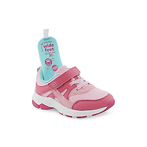 Stride Rite 360 Unisex Child Ace 2.0 Sneaker, Pink, 9 Toddler US