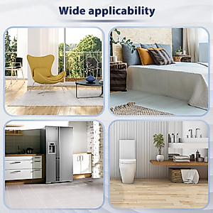 Steam Mop Replacement Pads for Shark Vacmop - 4 Pack Reusable Mop Pads - Compatible with Shark Vacmop VM252, VM250, VM200, VM190 Models - Washable Vacuum Mop Pad Refills - Suitable for All Hard Floors