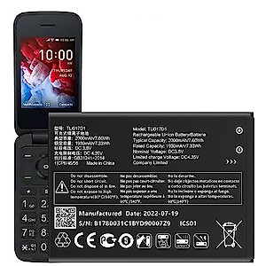 Soseieiu TLi017D1 Replacement Battery,(𝟮𝟬𝟮𝟯 𝗡𝗲𝘄 𝗨𝗽𝗴𝗿𝗮𝗱𝗲) Compatible with for TCL Flip Pro VZW-TCL-4056W Phone,Model:TLi017D1