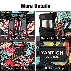 YAMTION Laptop Backpack Women,School Backpack Printing with USB Port for College Work Business Travel