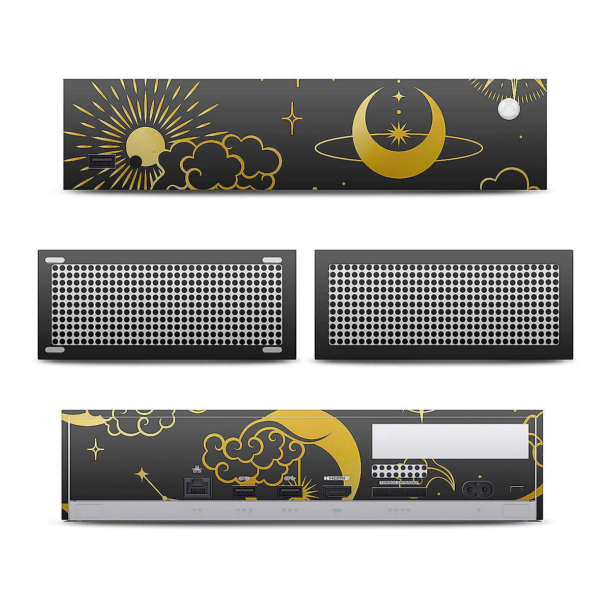 Head Case Designs Officially Licensed Haroulita Sun Moon and Stars Art Mix Matte Vinyl Sticker Gaming Skin Case Cover Compatible with Xbox Series S Console