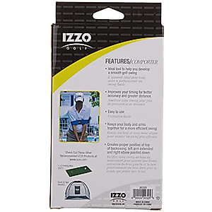 IZZO Golf Smooth Swing, Blue, Large (20325)
