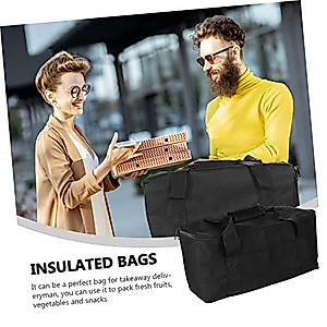 SOLUSTRE Insulated Shopping Bag Insulated Bag Outdoor Basket Suitcase Bag Large Coolers Insulated Grocery Bag Insulated Shopping Bag Pizza Bag Insulation Thermal Bag Food Bag