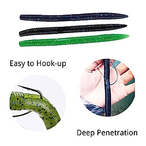 U/D 27/79 /117 PCS Fishing Hooks Lures Baits Tackle Including Crankbaits, Spinnerbaits, Plastic Worms, Jigs, Topwater Lures, Tackle Box and More Fishing Gear Lures Kit Set (117)