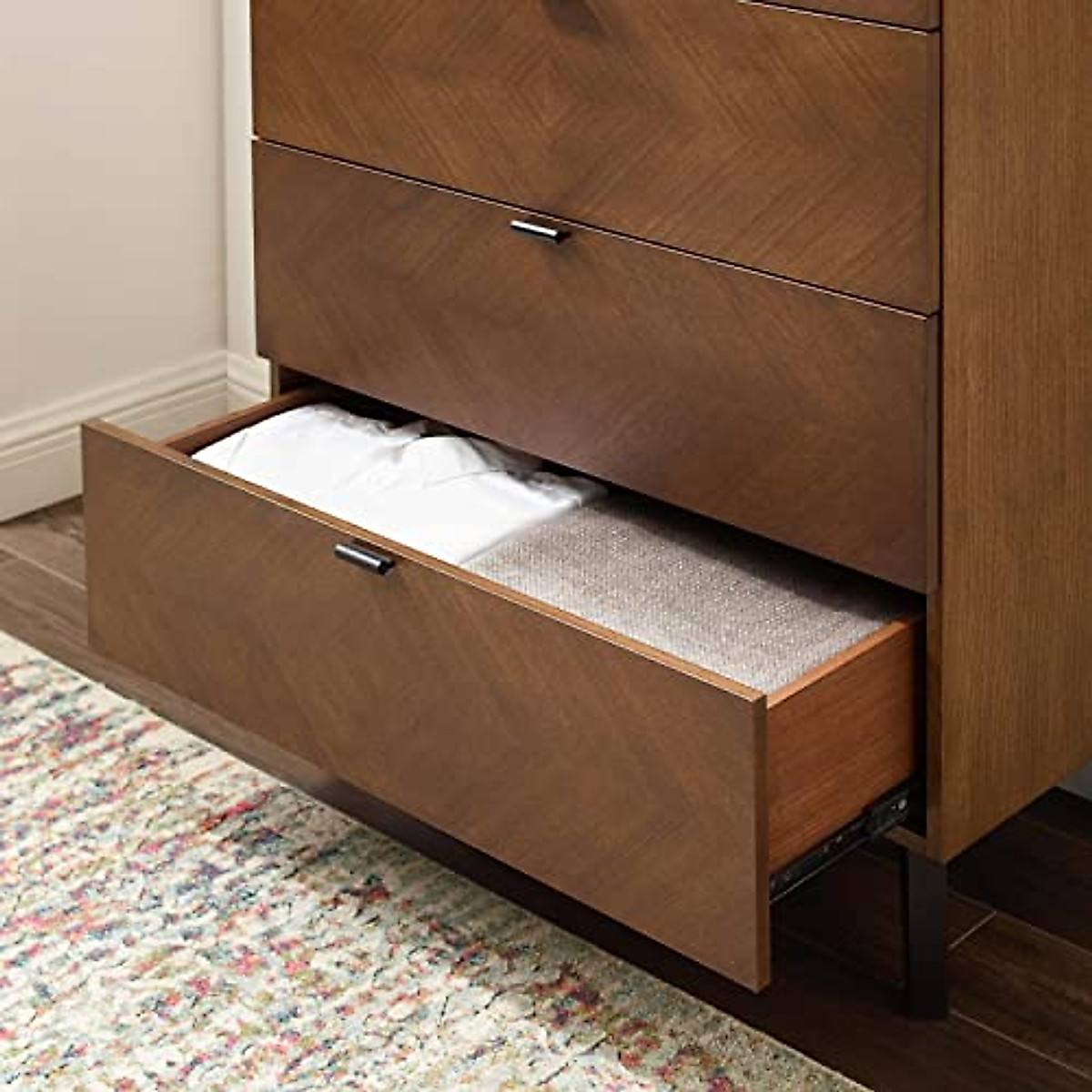Modway Kali Mid-Century Modern Wood Chest in Walnut