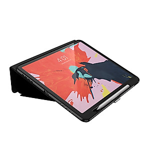 Speck Products Presidio PRO Folio 12.9-inch iPad Pro Case (2018), Black/Black