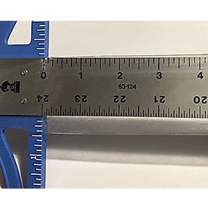 Fairgate 24" Aluminum T-Square t bar Ruler #fg63-124 Ruler, Read in inch, Made in USA