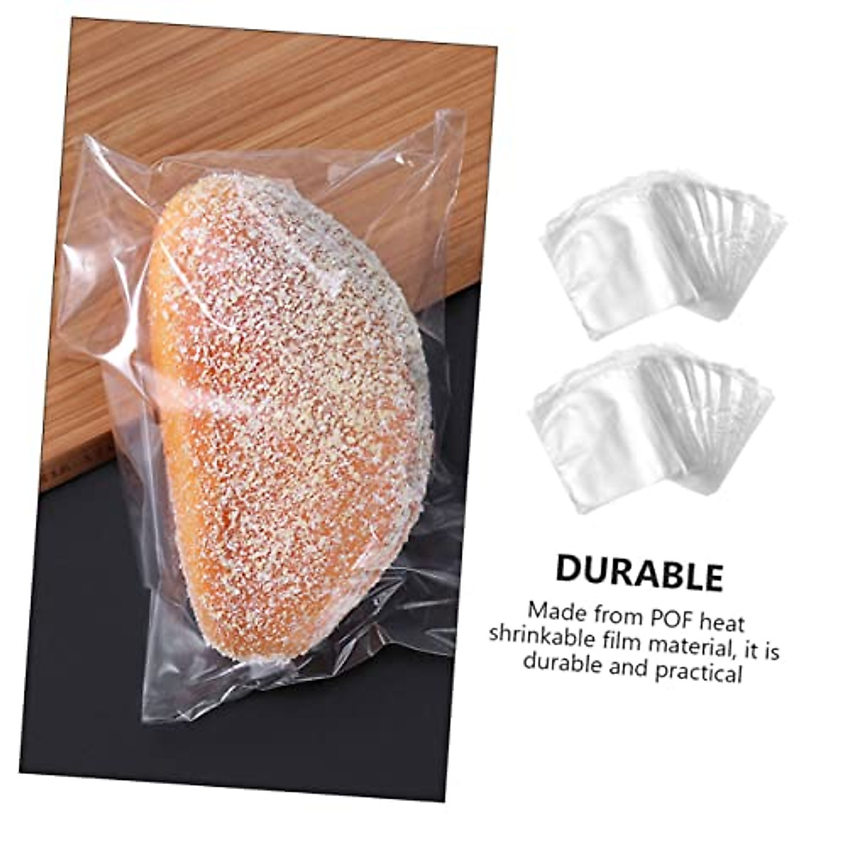 STOBOK 200pcs Plastic Film Gift Candles Plastic Packaging Bags Shrink Wrap Bags Merchandise Bags Sealer Bags Shrink Wrap Heat Sealer Shrink Film Wrap Heat Shrink Wrap Bags Shrinkable Film