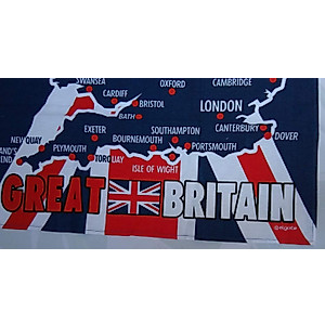 Great Britain Union Jack Tea Towel by Great Britain Tea Towel