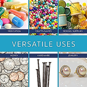 GPI Pack of 100-1" x 1" 2.5 mil Thick, Clear Plastic Jewelry Zip Bags, RECLOSABLE Strong Poly Baggies with Resealable Zip Top Lock for Pills, Meds, Jewelry, Travel, Storage, Packaging & Shipping.