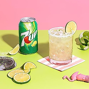 7UP Lemon Lime Soda, Naturally Flavored and Caffeine Free, 12 Fl Oz (Pack of 12)