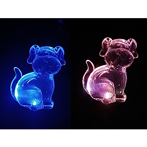 Starry Illuminate 2 PCS Solar Color Changing Cat Kitty Style Garden Stake Light
