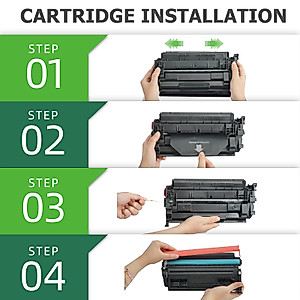 Aztech Compatible Toner Cartridge Replacement for HP 87A CF287A 87X CF287X HP Laserjet Enterprise M506 M506dn M506n M506x HP Laserjet Pro M501 M501dn M527 M527dn Printer (Black, 1-Pack)