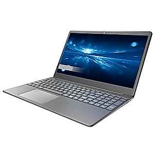 Hugo Tech Mart 15.6" FHD IPS Ultra Slim Laptop, Intel i3-1115G4, 4GB RAM, 128GB SSD, HDMI, Webcam, Fingerprint Reader, Super-Fast WiFi Up to 1300 Mbps, Win 11, Dale Grey (Renewed)