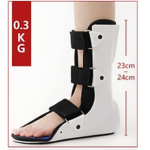 DXDUI Fracture Orthosis Boot Ankle Joint Fixation Brace Adjustable Breathable Calf Protector Toe Foot Or Ankle Injuries Fractures Sprains by Brace Direct,Right,S