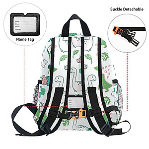 Cute Kids Back Pack Cute Dino Todder Backpack Lightweight Preschool Kindergarten Book Bag Practical and Durable Daycare Bag for Travel,Toys