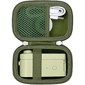 khanka Hard Travel Case Compatible with MakeID Label Maker Machine, Case Only (Green)