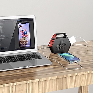 146Wh Portable Power Station with Carrying Bag, SinKeu Portable Power Bank with AC outlet, Rechargeable Backup Lithium Battery with Dual 110V/100W AC Outlet for Outdoor Camp