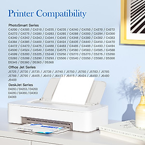 Valuetoner Remanufactured Ink Cartridge Replacement for HP 74 Black Ink Cartridge CZ069FN CB335WN Printer (2 Black)