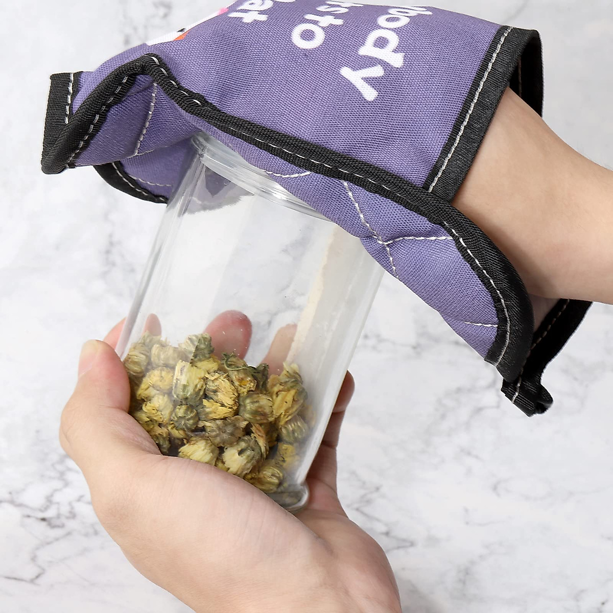 G2TUP Marie The Cat Everybody Wants to Be a Cat The Aristocats Inspired Quote Pot Holders and Oven Mitts for Kitty Cooking Lovers (Everybody Wants to Be a Cat)