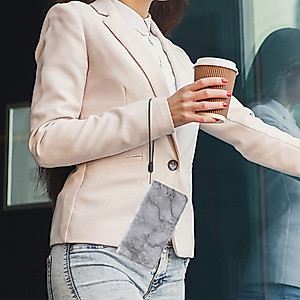 Asuwish Phone Case for OnePlus Nord N10 5G with Tempered Glass Screen Protector and Marble Wallet Cover Flip Card Holder Slot Stand Cell One Plus N 10 G5 1 Plus 10N 1plus One+ 1+ N105G Women Men Black