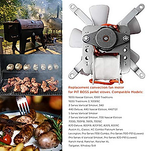 Entsong Replacement Parts Grill Induction Fan Kit Compatible with All Pit Boss/Traeger & Camp Chef Wood Pellet Grills Accessories