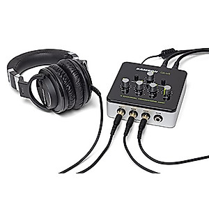 Samson QH4 4-Channel Studio Headphone Amplifier,Black/Silver