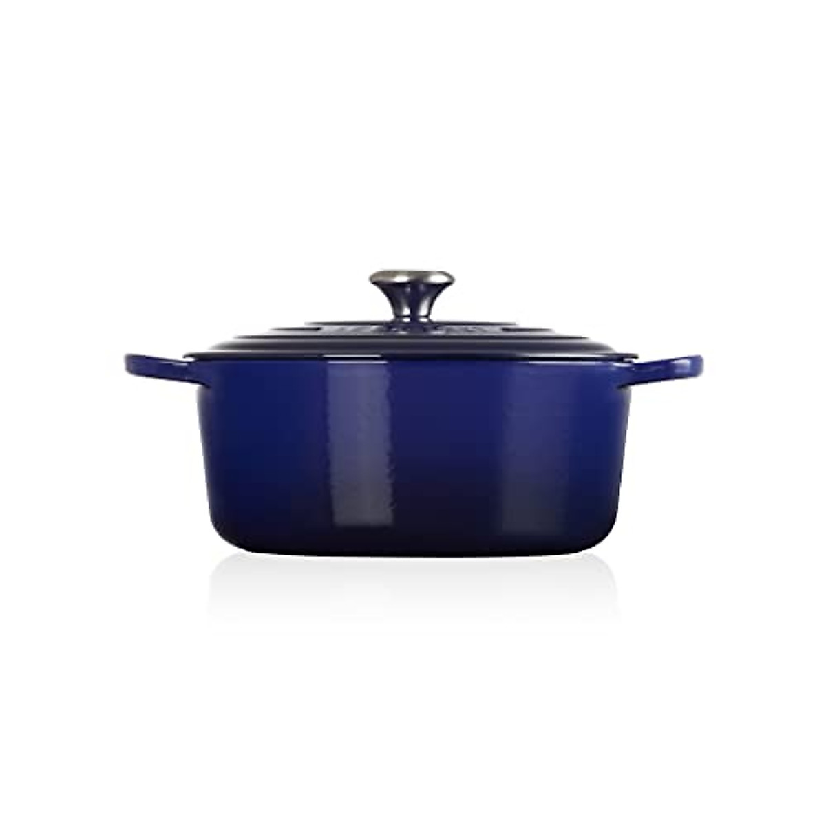 Le Creuset Enameled Cast Iron Signature Round Dutch Oven, 7.25 qt., Indigo
