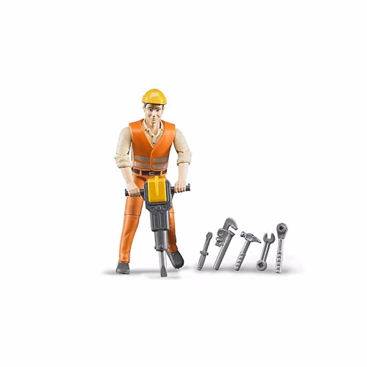 Bruder 60020 Construction Worker with Jackhammer and Tools